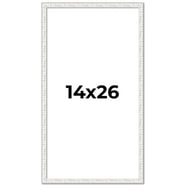 7x13 Frame Silver Stainless Steel Solid Wood Picture Frame | 0.75 Inch ...