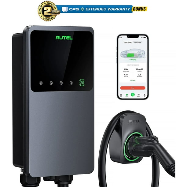 Autel MC50AHS MaxiCharger Level 2 50A EV Charging Station Separate ...