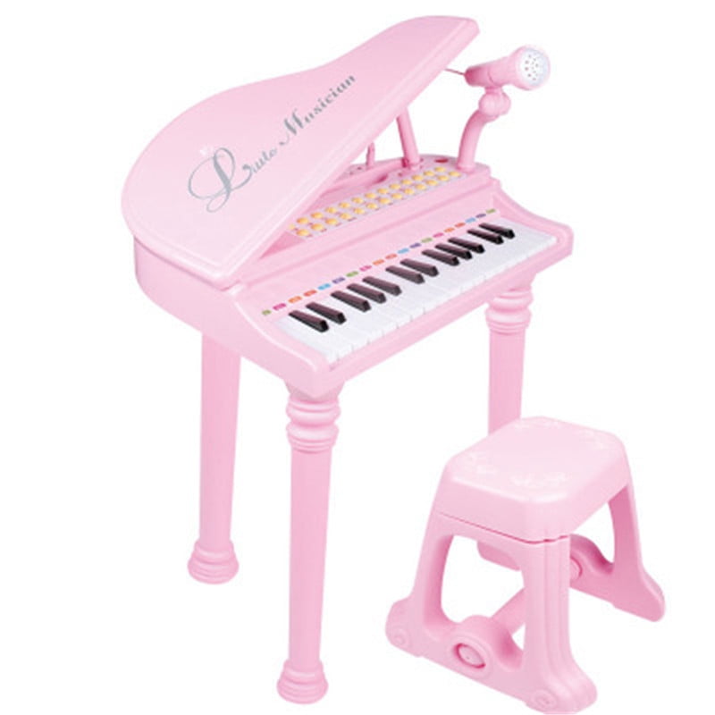 Piano Keyboard Toy 31 Keys Pink Electronic Musical Multifunctional ...
