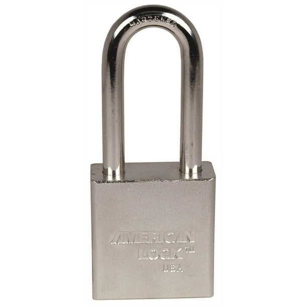 American Lock 713667 American Lock Padlock 5200 Series Solid Steel 1-3/ ...