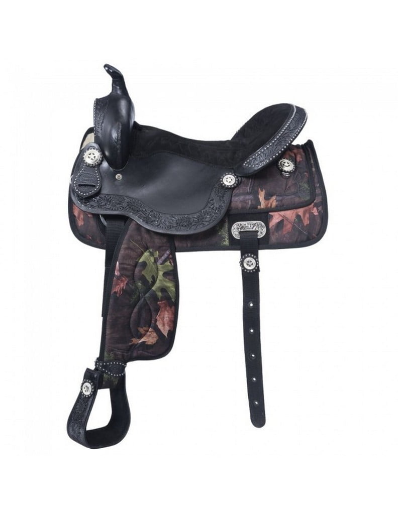 Tough-1 Western Saddle Nylon Lightweight 15" Fun Prints KS1435 ...