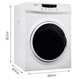 Magic Chef Portable 3.5 Cu. ft. Compact Electric Dryer, Perfect for ...