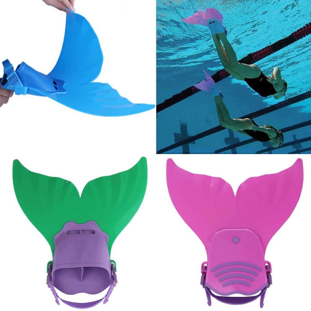Buy KunXin Children Kids Mermaid Swimming Fins Swim Training Foot ...