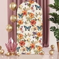 Arch Backdrop 7.2 Ft, Spring Floral Spandex Stretch Fitted Arch Cover ...