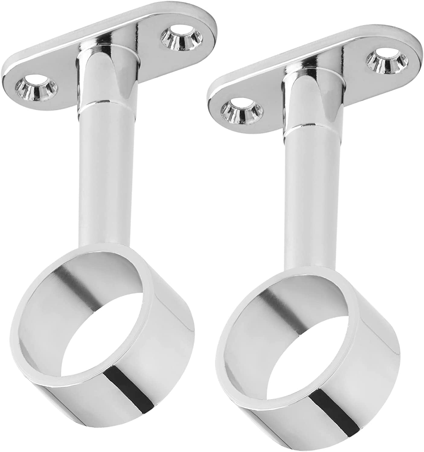 Wardrobe Rod Central Support for Round Wardrobe Tubes Ø 25 mm Wardrobe ...