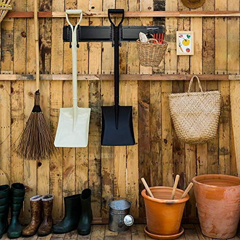 Garage Rake And Shovel Organizer