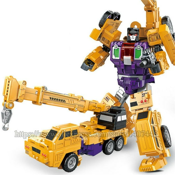 Figuras de acción 6 en 1 Devastator KO GT, juguetes de transformación ...