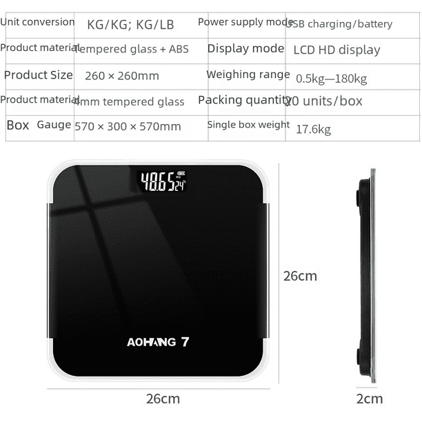 Báscula de pesaje para el hogar, báscula electrónica de precisión ...