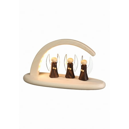 German candle arch, length 24 cm / 10 inch, natural, electrically ...