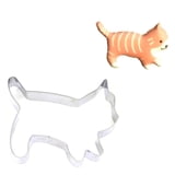 Mosey Cookie Cutter,Stainless Steel Cats Shape Biscuit Cookie Cutter ...