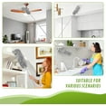 100-inch Duster with Extension Pole, 9-in-1 Cobweb Kit Includes Spider ...