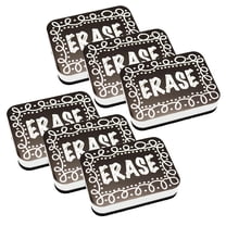 Ashley Productions Magnetic Whiteboard Eraser, Chalk Loop, Pack of 6 ...
