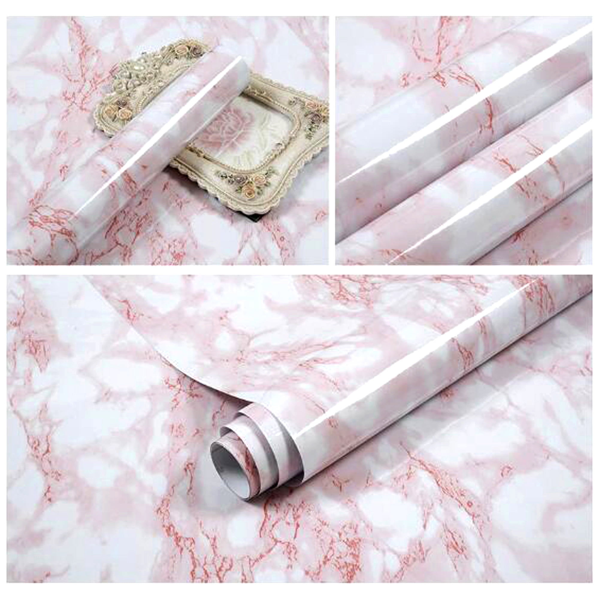 LELINTA Granite PVC Marble Effect Contact Wallpaper DIY Self Adhesive ...