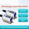 Microthermal Gas Mass Flow Meter High Precision Digital Display Oxygen ...