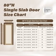 24"×80" Interior Slab Door 2-Panel Solid Core White Primed Standard ...