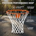 Basketball net Outdoor, Basketball Hoop net White Standard Basketball ...