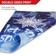 Anley Double Sided Winter Snowflake Yard Lawn Garden Flag, Let It Snow ...