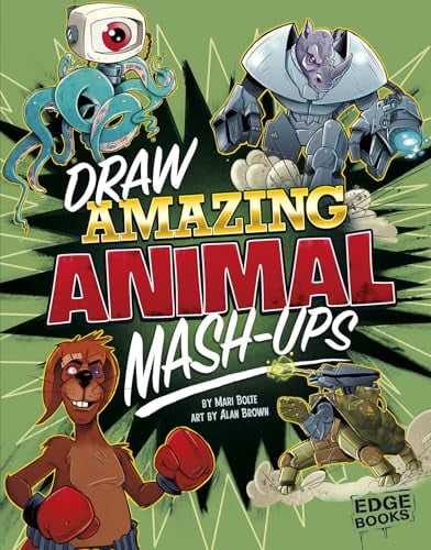 Pre-Owned Drawing MASH-Ups: Draw Amazing Animal Mash-Ups (Hardcover ...