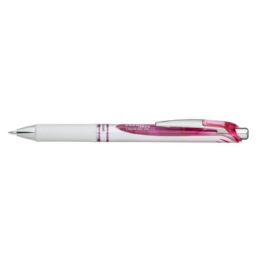 EnerGel RTX Retractable Liquid Gel Pen, Medium Line, Metal Tip, Pink ...