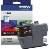 Brother Genuine LC401BK Standard-Yield Inkjet Printer Ink Cartridge ...