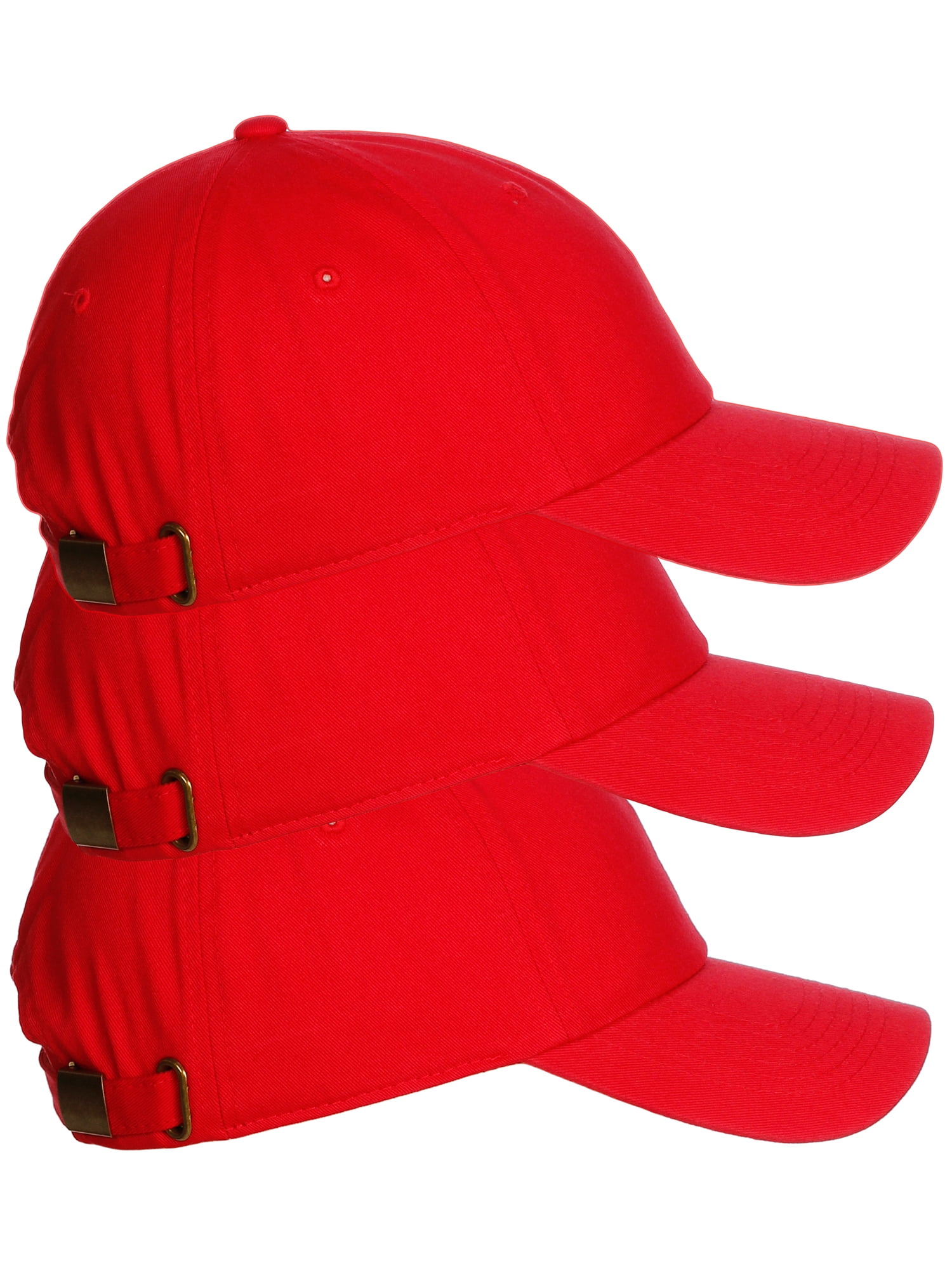 D&I Plain Dad Hat 100% Cotton Unstructured Hat Men Women Adjustable ...