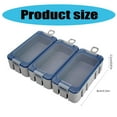 3Pcs Waterproofs Portable Tackle Box Organizers Luminously Fishing ...