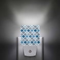 Abstract Geometric Morocco Pattern Plug-in LED Night Lights Gray and ...