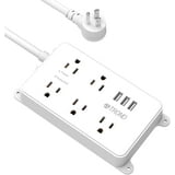 Yellow Jacket 5154 4-Foot Metal Power Strip With 510J Surge Protector ...