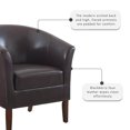 Linon Home Simon Club Chair, Multiple Colors - Walmart.com