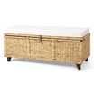 Sophie Storage Bench, Pearl White Boucle - Walmart.com