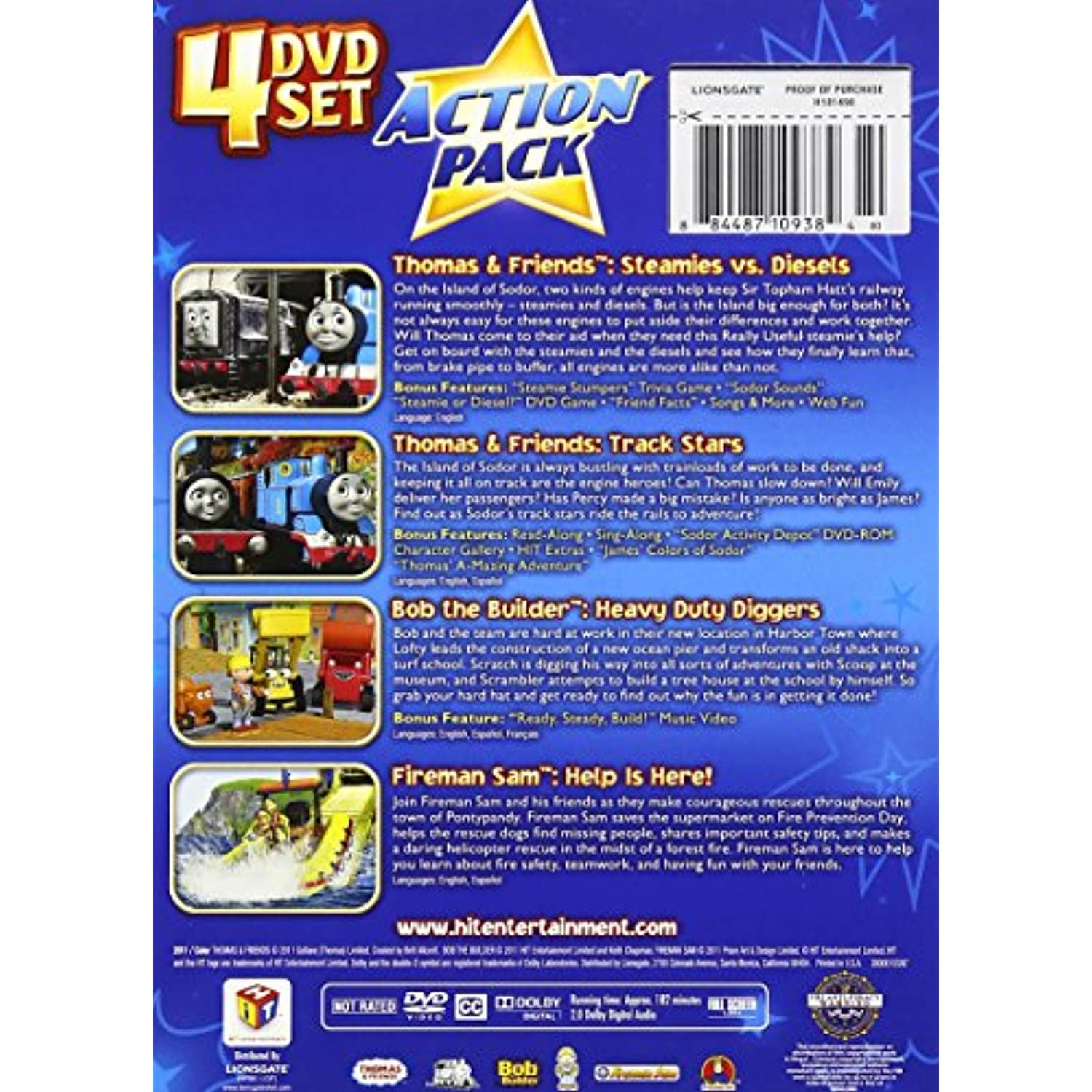 Fireman Sam Dvd Hit Favorites