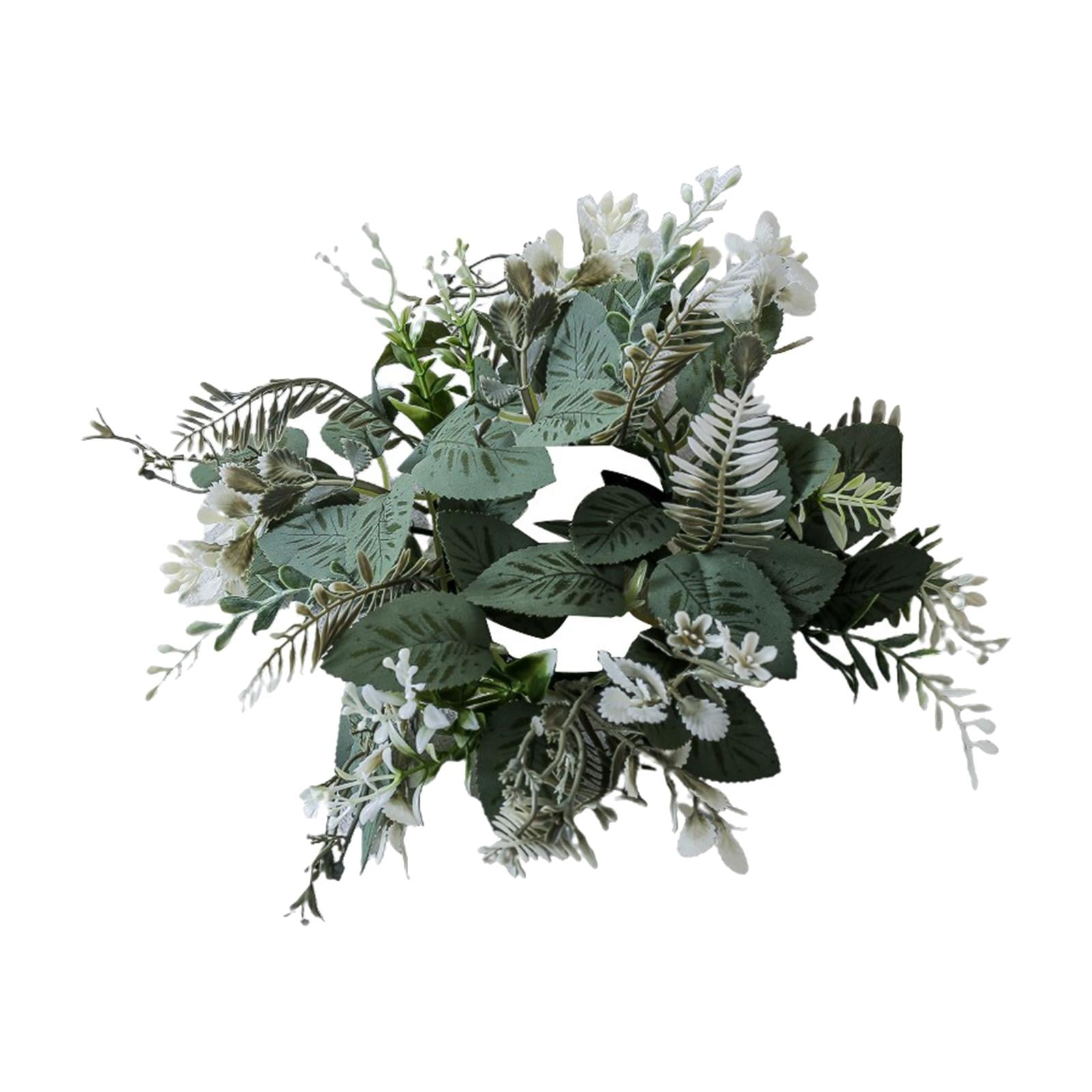 Click here for Shangren Artificial Eucalyptus Leaves Candles Wrea... prices