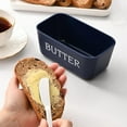Butter Keeper with Built-in Knife & Lid - Food-Safe Butter Storage ...