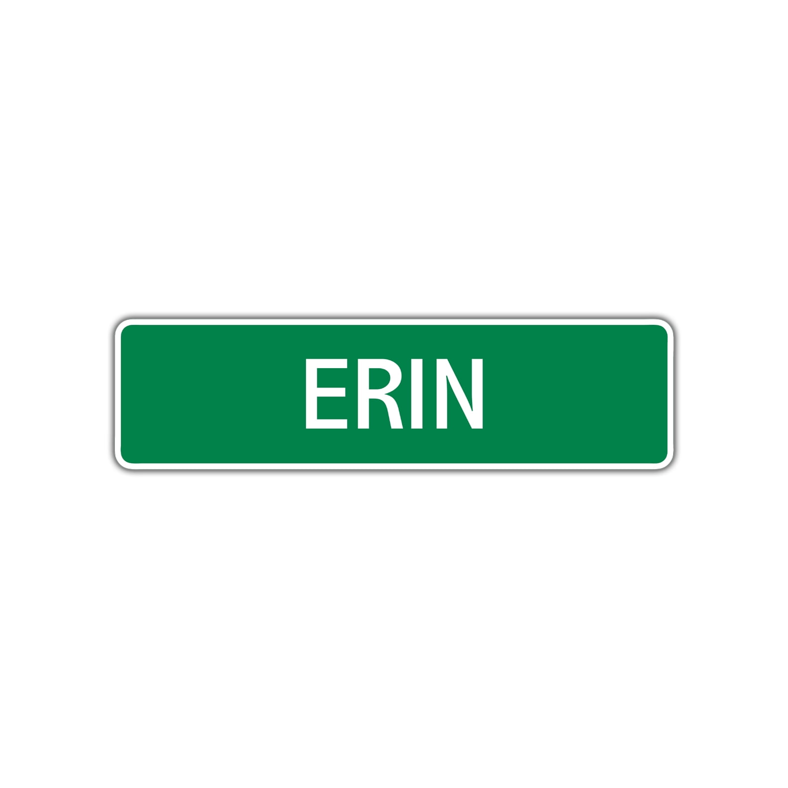 Erin Girls Children Name Letter Printed Label Indoor Outdoor Wall ...