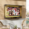 GDLF Outdoor TV Enclosure Solid Wood TV Cover 55 Inch Weatherproof with ...
