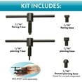 The Beadsmith EZ Rivet Piercing & Flaring Kit -Includes 1/16" T-bar ...