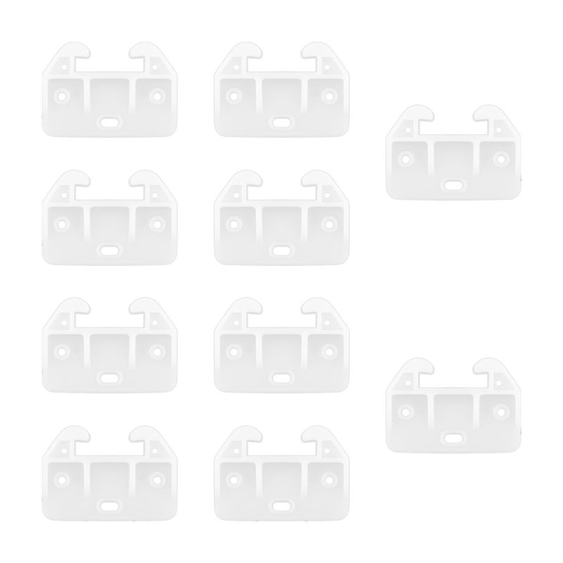 20Pcs Drawer Track Guides Plastic Drawer Guides Drawer Slides ...