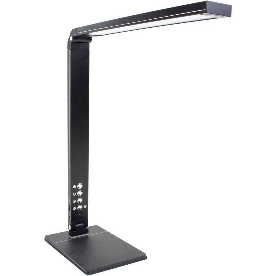 Newhouse Lighting 10W Dimmable LED Adjustable Desk Lamp, Black ...