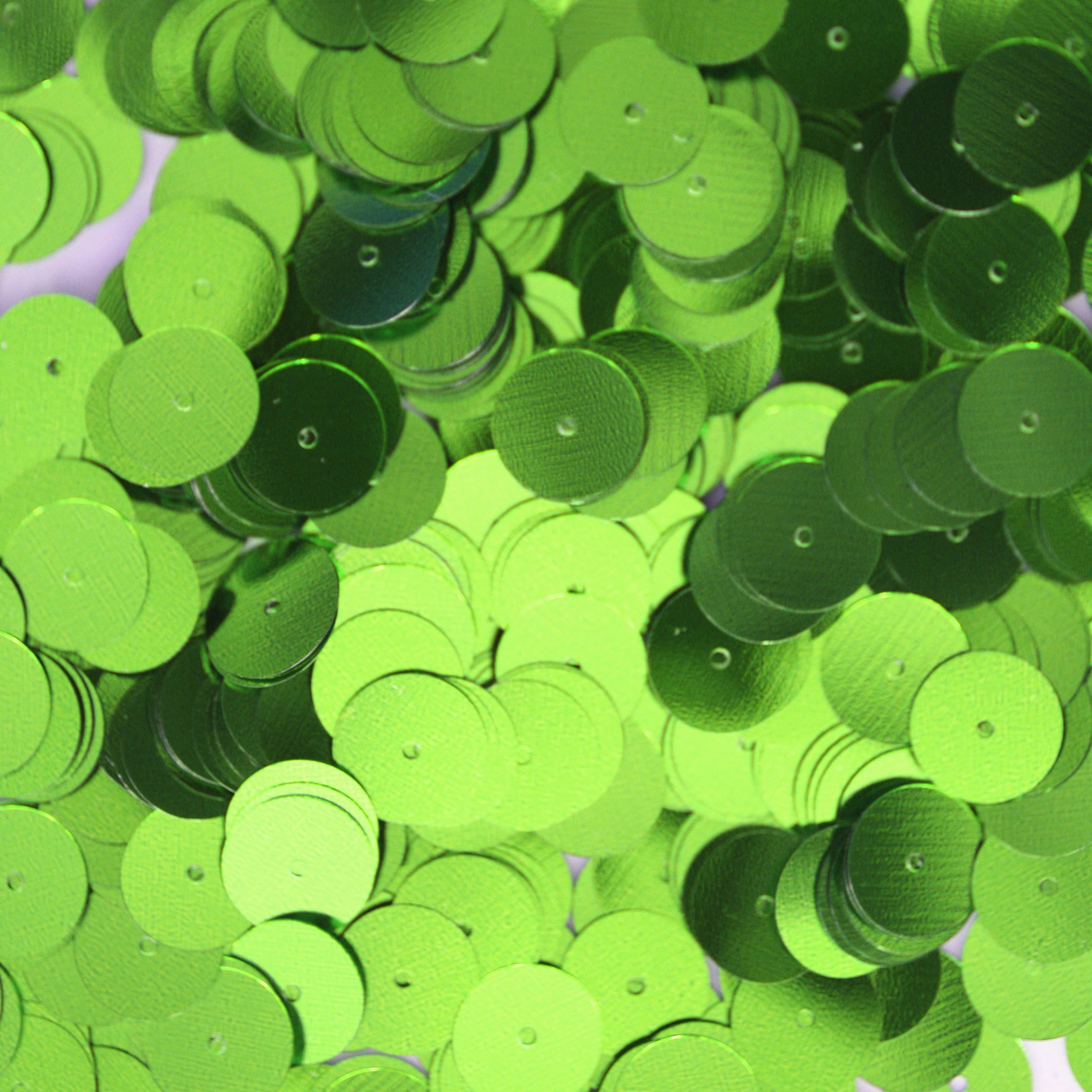 Lime Green Sequins 10mm Shiny Metallic Made in USA - Walmart.com