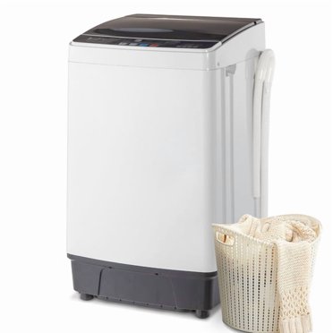 Gymax Portable Semi-automatic Washing Machine 26 lbs Twin Tub Laundry ...