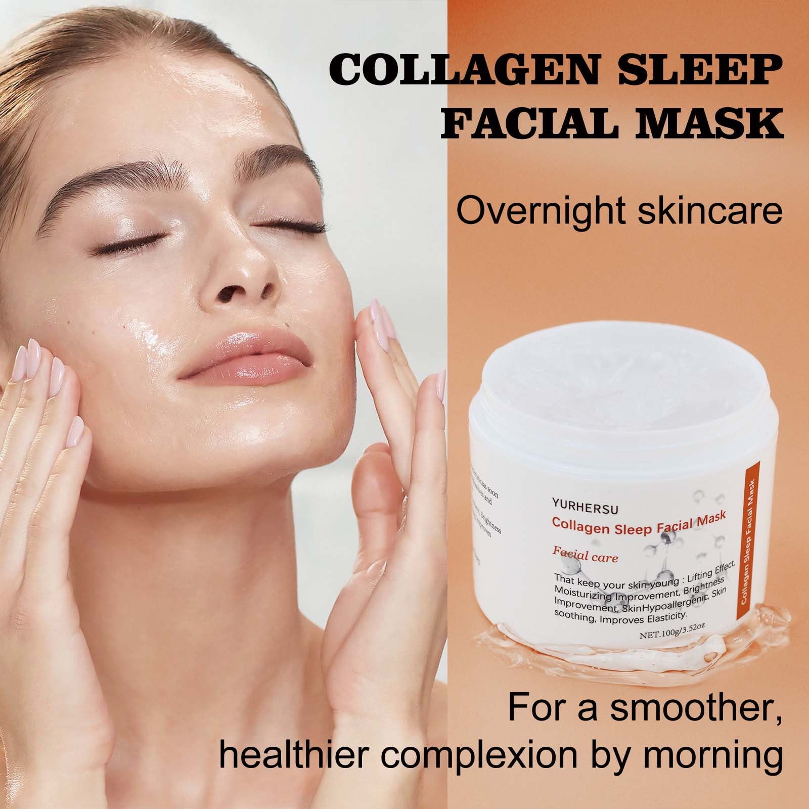 Aplicador Leave-On Sleeping Mask Ganfancp Gel Hidratante Reafirmante ...