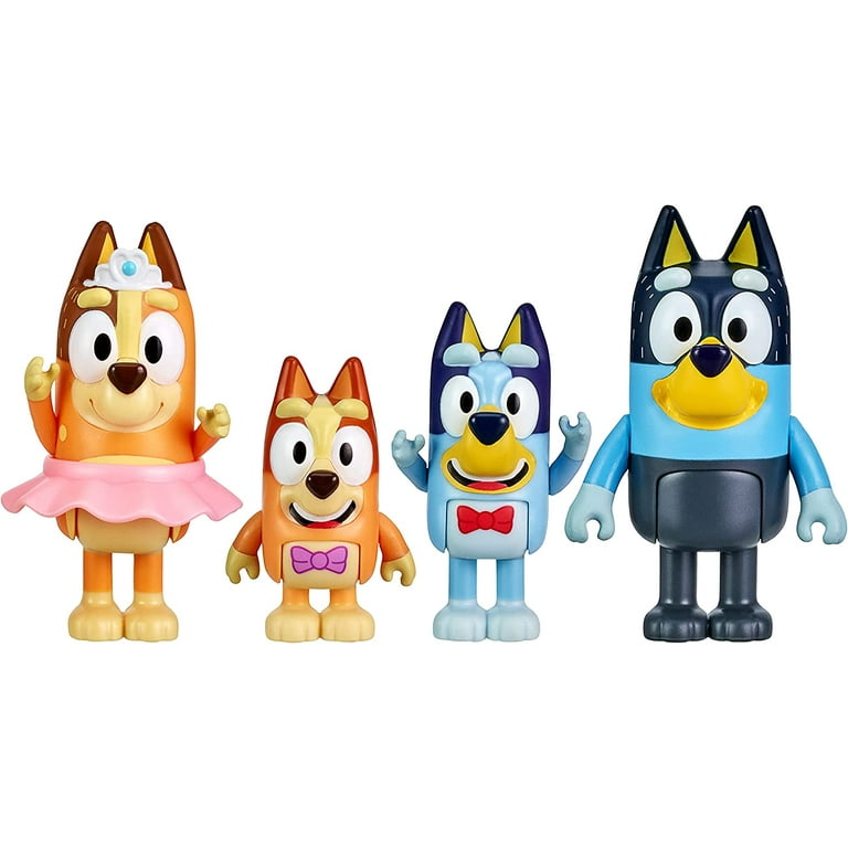 Bluey Friends: Bluey, Coco, Snickers Honey Figurines Bluey, 52% OFF