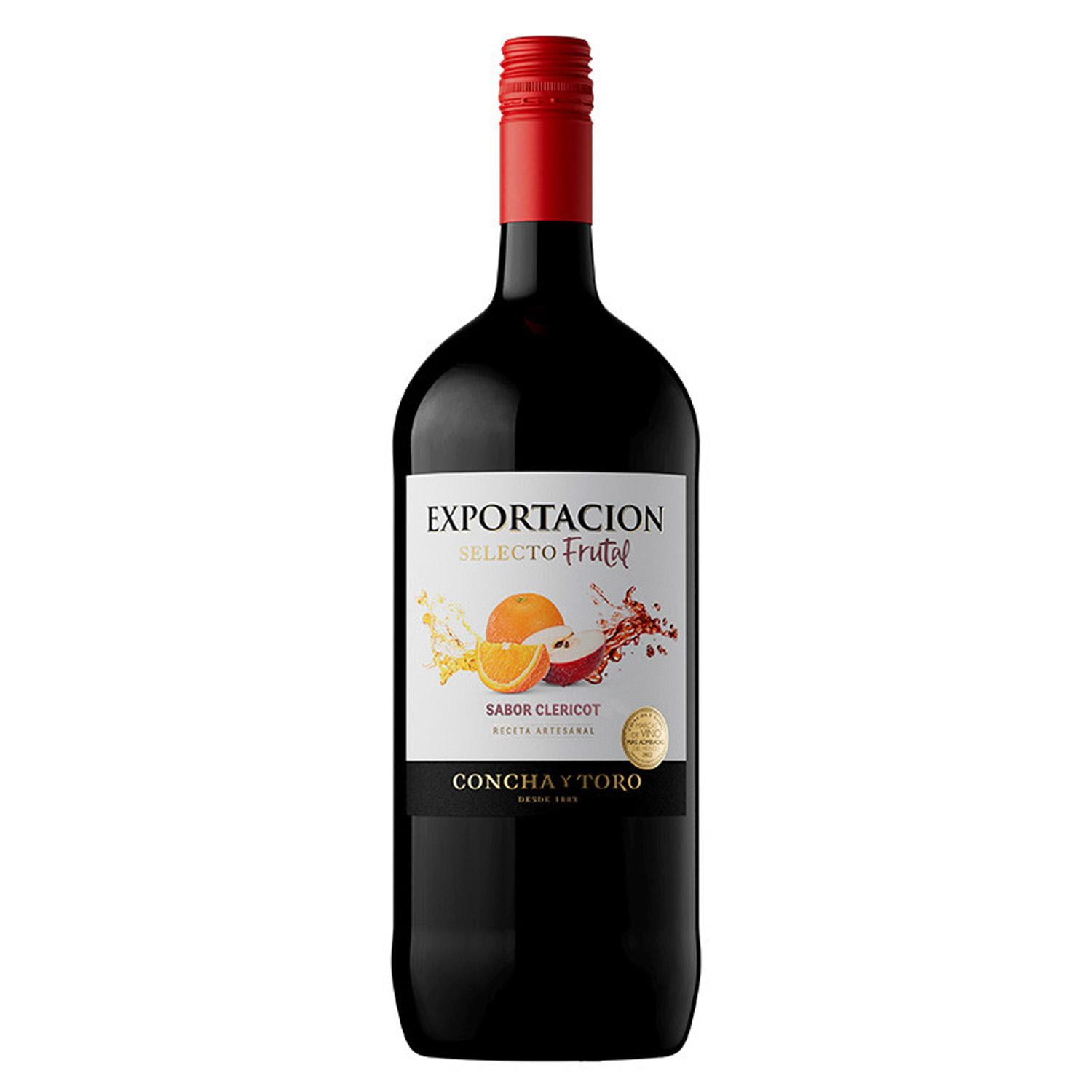 Pack de 4 Vino Tinto Exportación Selecto Frutal Clericot 750 ml ...