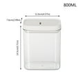 MOQIN Airtight Food Storage Containers with Lids, Plastic Kitchen and Pantry Organization ...