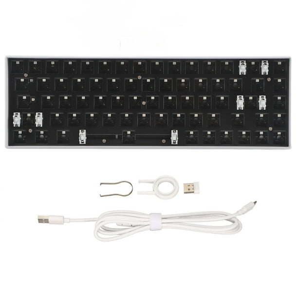DIY Mechanical Keyboard Kit,68 Key Mechanical Keyboard Hotswap Keyboard Kit Custom Mechanical ...