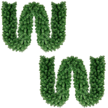 Factory Direct Craft Artificial Vinyl Juniper Pine Garland with ...