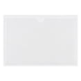 1-Pack 3.9" x 2.4" Adhesive PVC Label Holder, Top Open Self-Stick Card ...