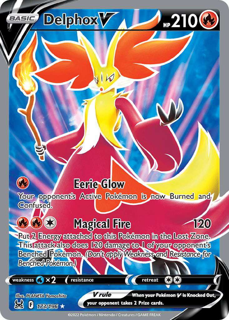 Pokemon Lost Origin Delphox V #173 - Walmart.com