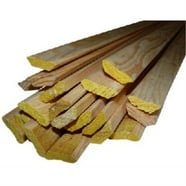 ALEXANDRIA MOULDING 8 ft. Solid Pine Half Round Wood Moulding, Pack Of ...