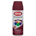 Colormaster Indoor/Outdoor Aerosol Paint 12oz Burgandy Satin - Walmart.com